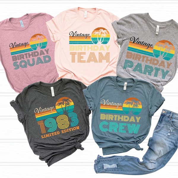 40th Birthday Shirts For A Group Etsy