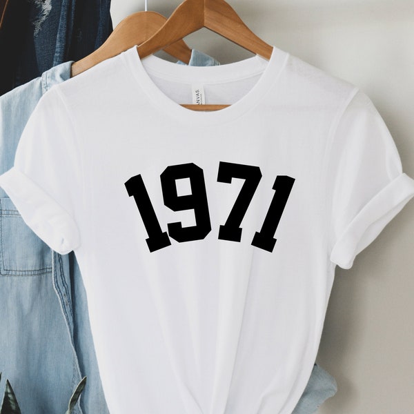 1971 Birthday Shirt - Etsy