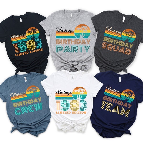 40th Birthday Squad Custom - Etsy