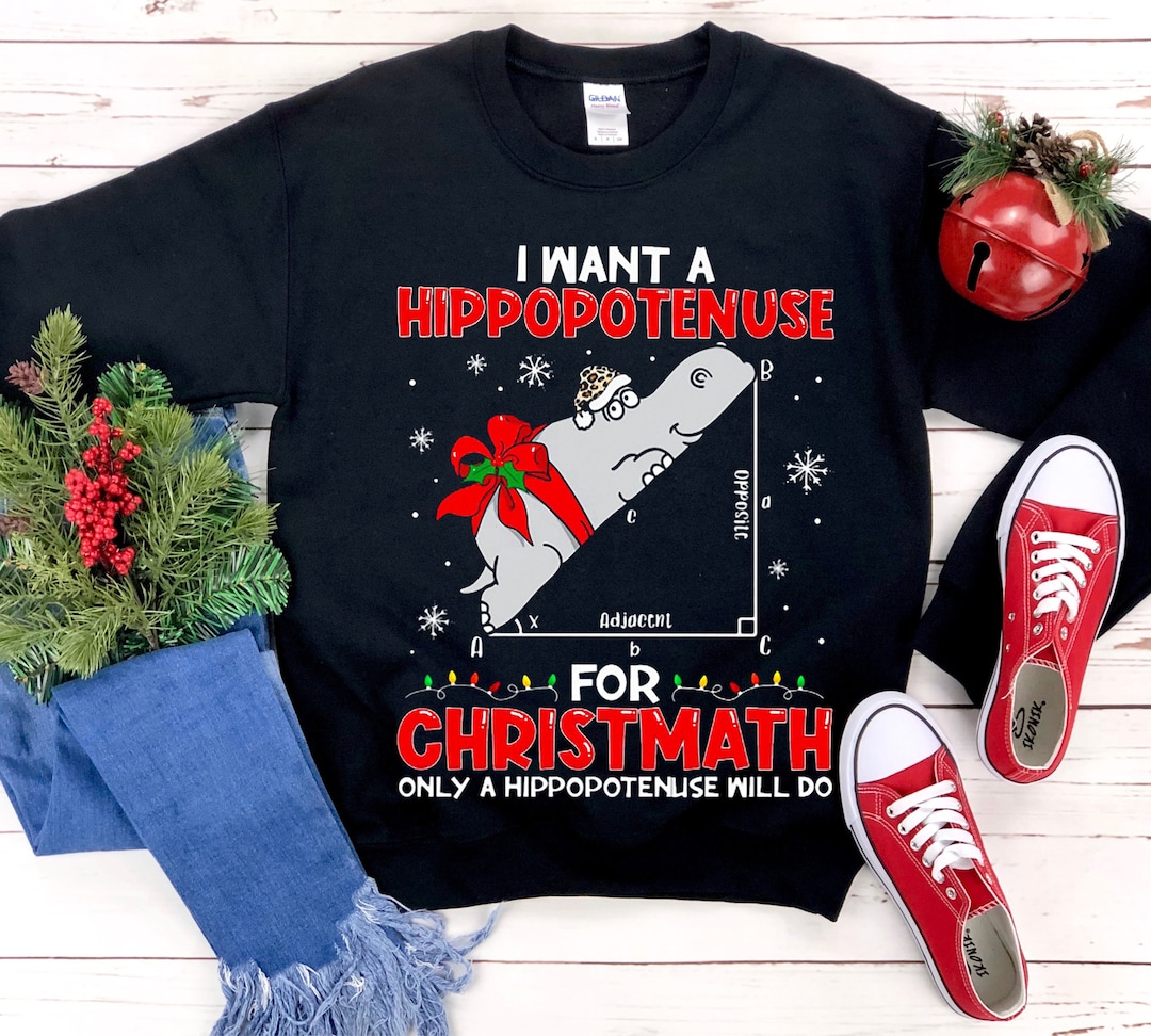 Math Teacher Christmas Shirt, Funny Math Teacher Ugly Christmas Sweater ...