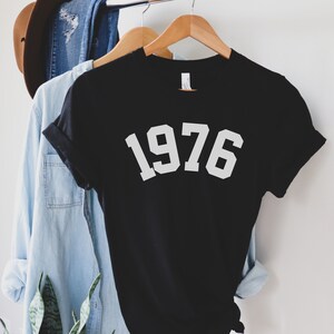 1976 Birthday Year Shirt, 1976 Shirt Women , 1976 Tshirt, Born in 1976 Shirts, Awesome 1976 ...