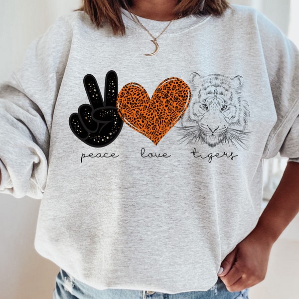 Tiger Sweatshirt - Etsy