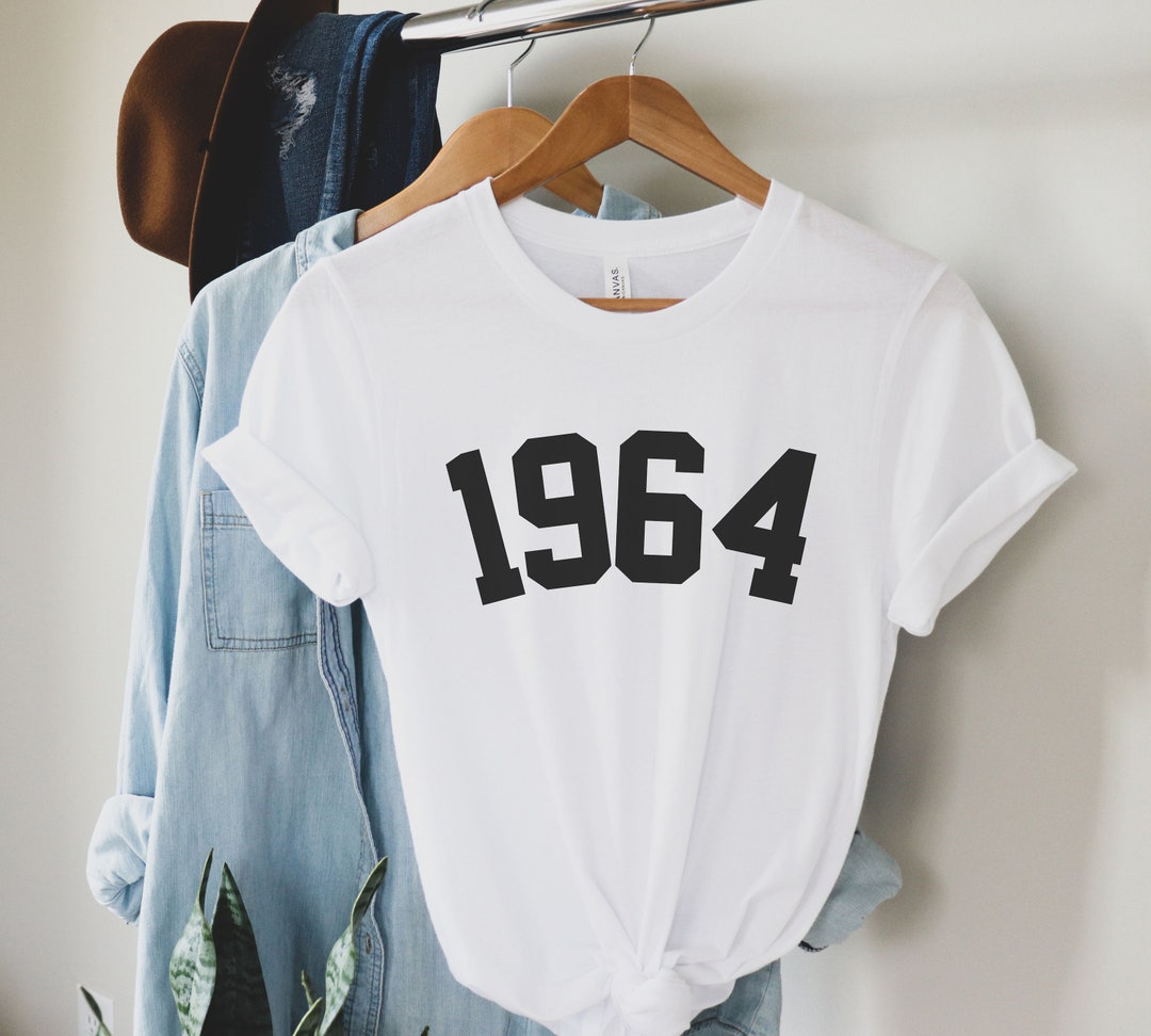 1964 Shirt, 1964 Birthday Year Shirt, 1964 Shirt, 1964birthday Shirt ...