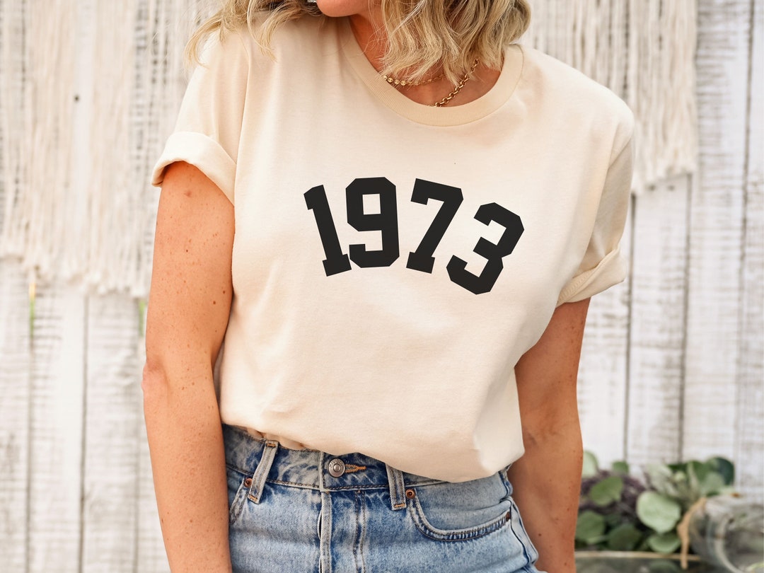 1973 Shirt, 1973 Tshirt, 1973 Shirt Women, Born in 1973 T Shirt ...