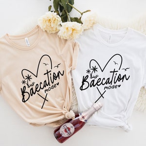 Baecation Mode Shirt, Couples Trip T-shirt, His & Her Baecation Shirts ...