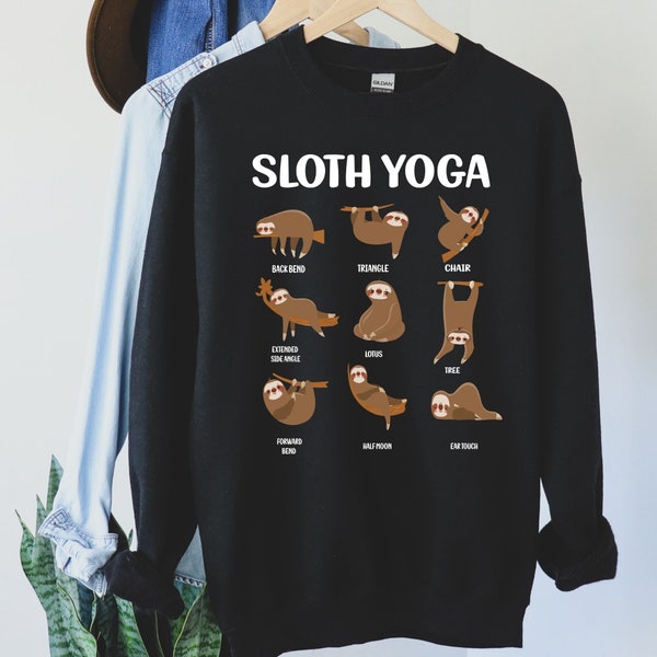 Sloth Yoga Svg - Etsy