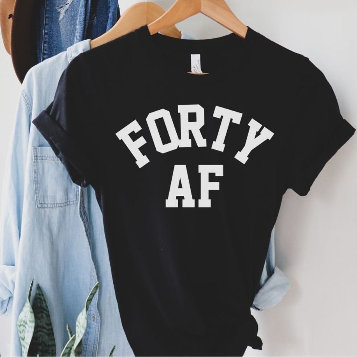 Forty AF Shirt 40th Birthday Shirt Fortieth Birthday Funny - Etsy