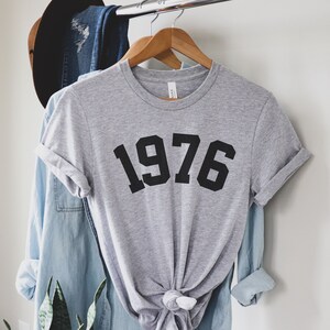 1976 Birthday Year Shirt, 1976 Shirt Women , 1976 Tshirt, Born in 1976 Shirts, Awesome 1976 ...