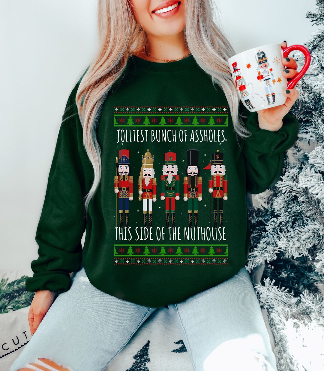 Nutcracker Ugly Christmas Sweater, Funny Christmas Nutcracker Shirts ...