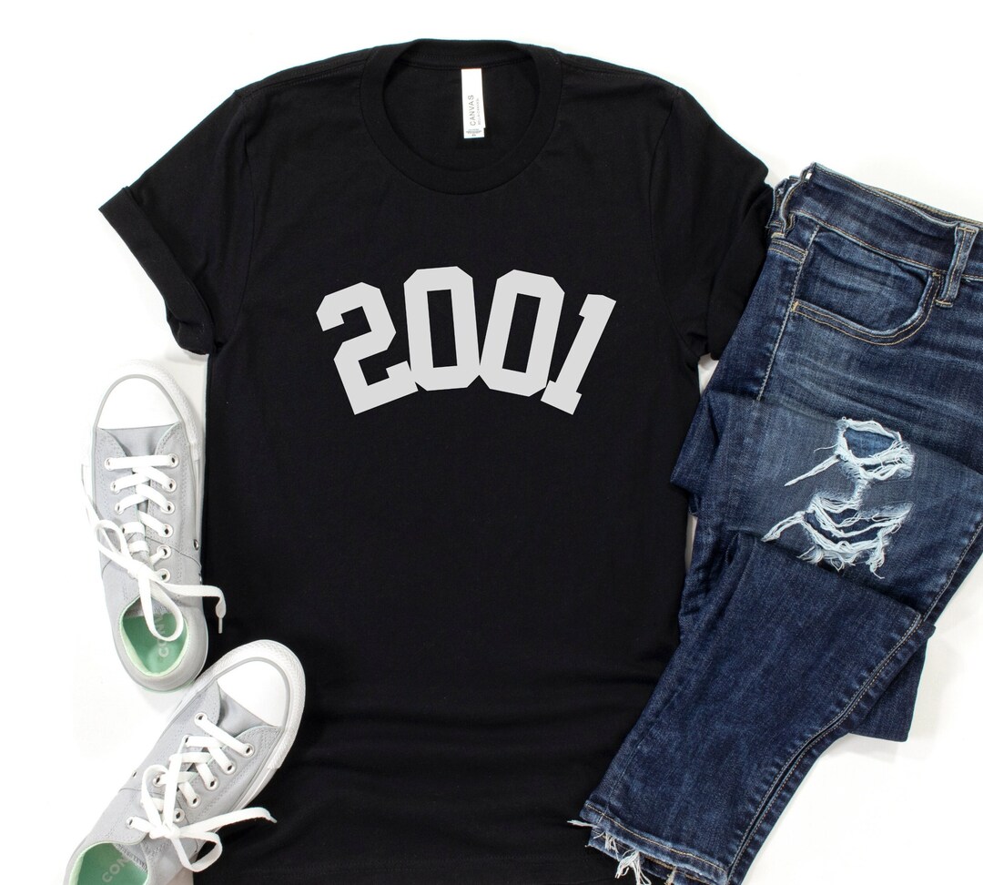 2001 Birthday Year Shirt, 21st Birthday Gift Top, Birthday Gift for ...