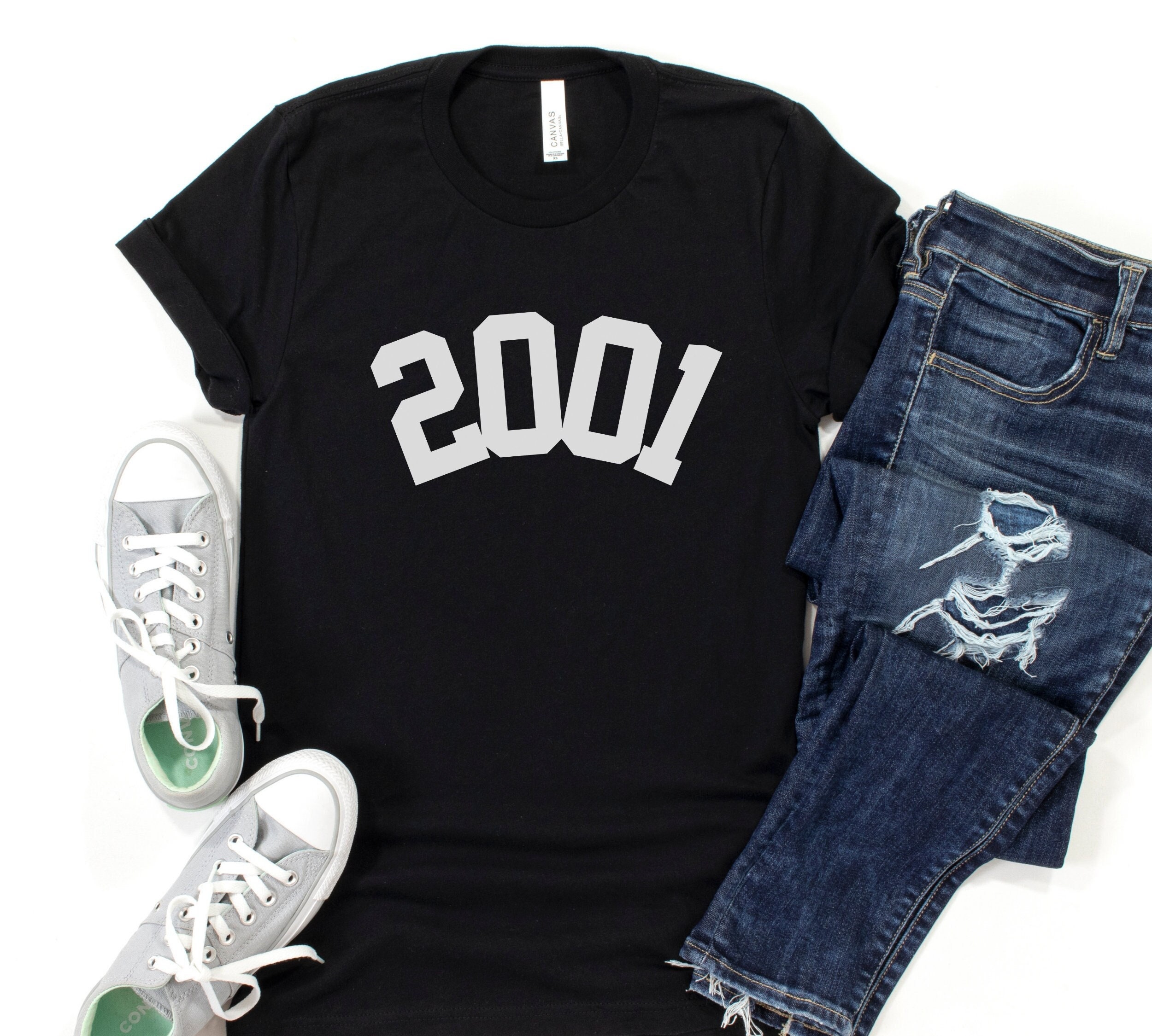 2001 Birthday Year Shirt 21st Birthday Gift Top Birthday | Etsy