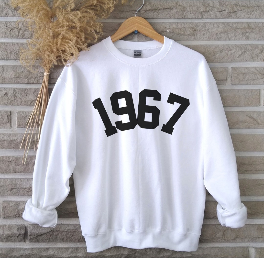 1967 Sweatshirt, 55th Birthday Sweater, Birthday Gift for Women ...