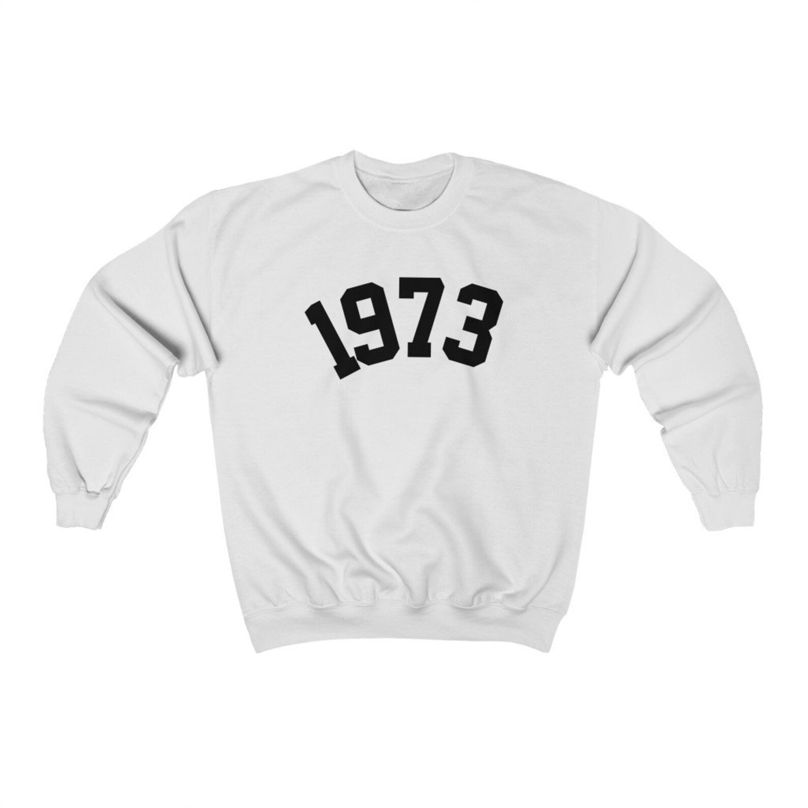 1973 Birthday Year Number Sweatshirt for Women 1973 College | Etsy
