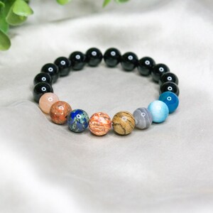 Solar System Bracelet, Universe and Planets Bracelet, Astronomy ...