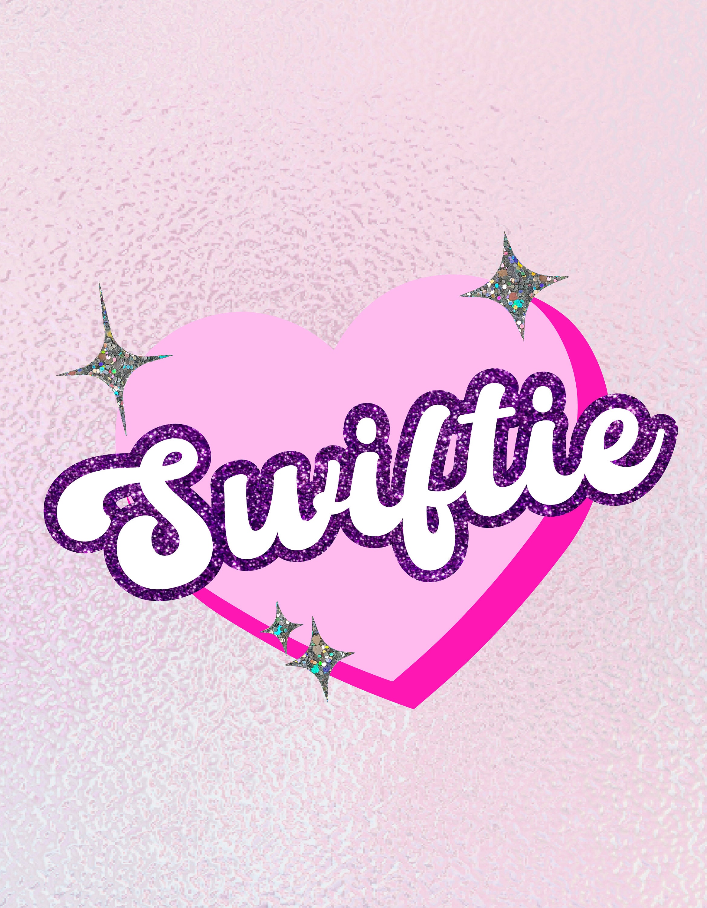 Swiftie Heart Sparkle SVG Cut File for Craft, Laser, Print and Cricut ...