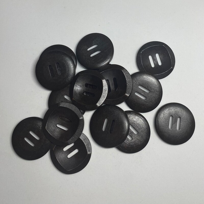 Wooden Button - Etsy