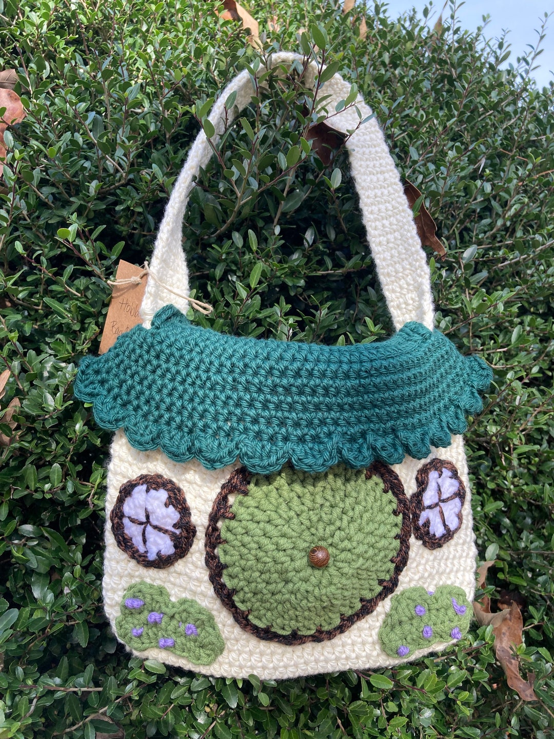 Crochet Cottagecore Hobbit Door Bag - Etsy
