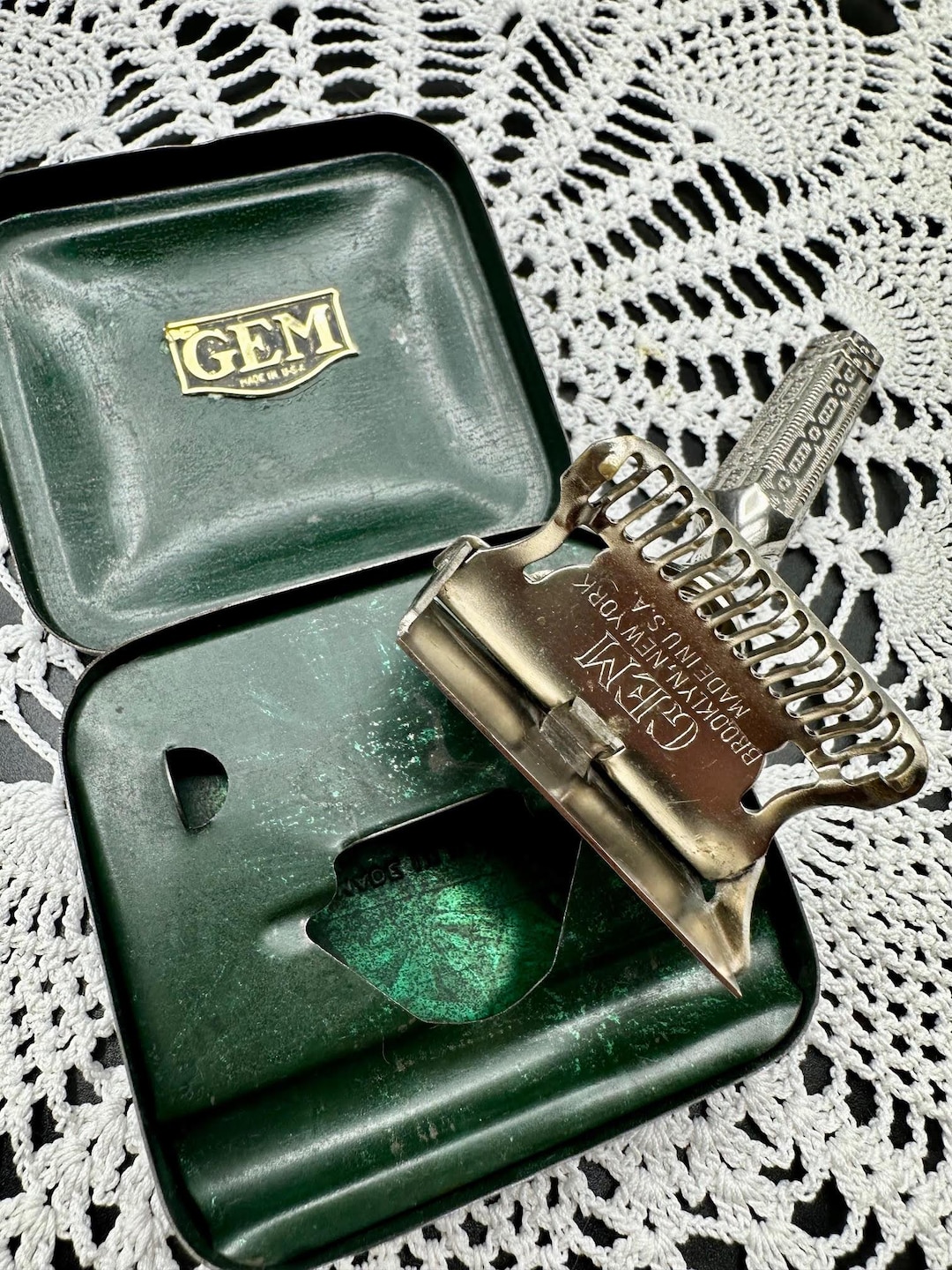 Vintage Gem Razor With Case - Etsy