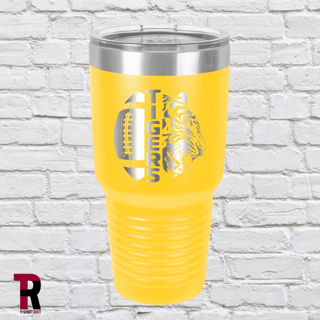 LSU Tigers Laser Engraved 30oz Tumbler Purple and Gold Gifts for ...