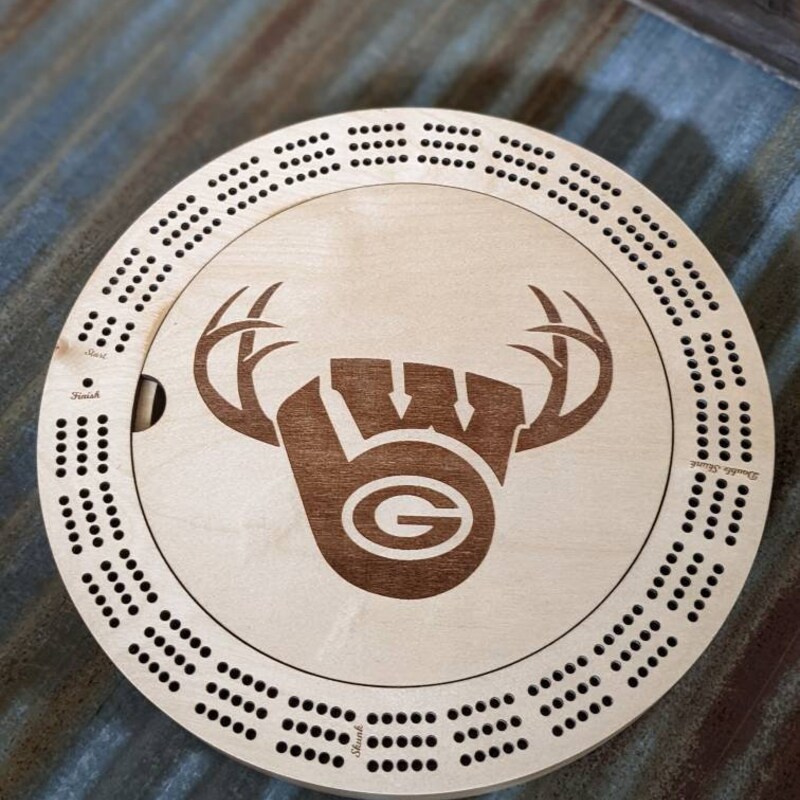 Green Bay Packers Cribbage Board - Etsy