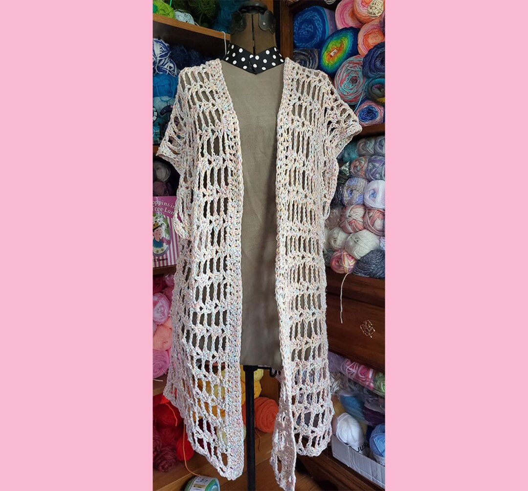 Beach Cardi Crochet Pattern - Etsy