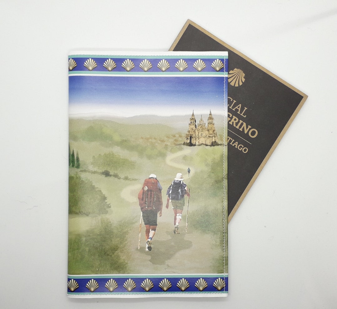 Original Artwork Camino De Santiago Water Resistant Credential Cover ...