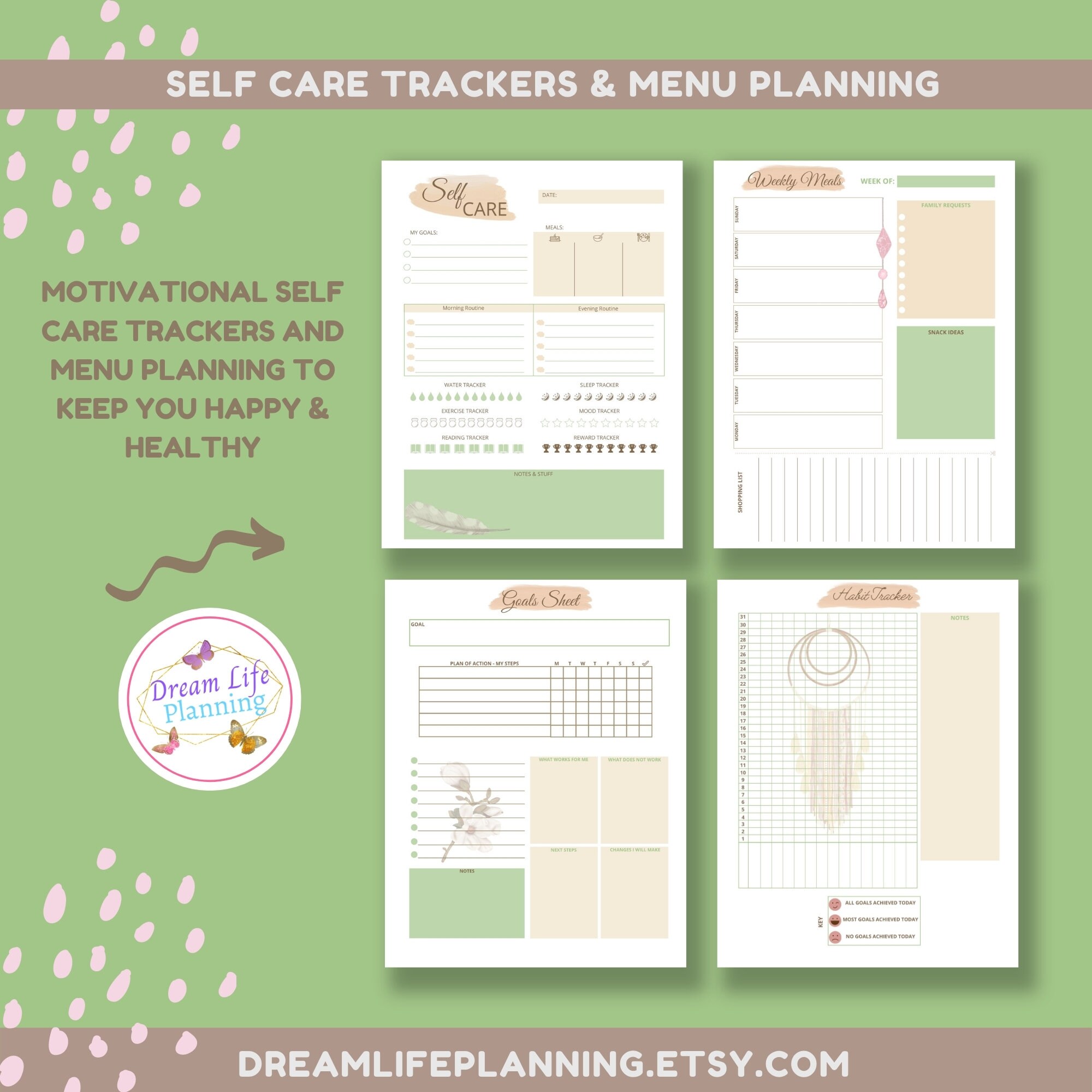 Boho Printable Planner,life Planner Printable,daily Planner,planner ...