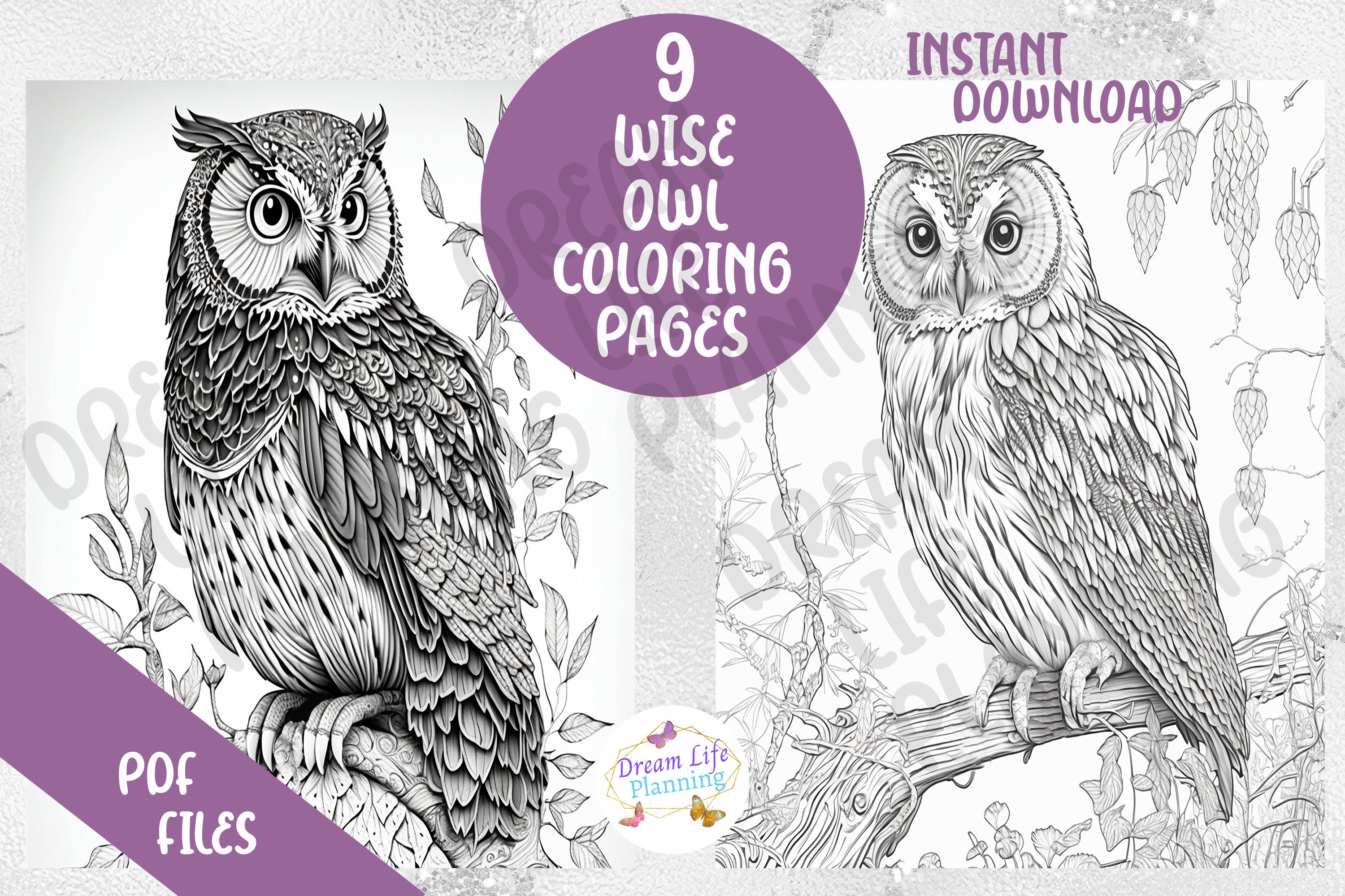 Coloring Pages For Adults Difficult Owls