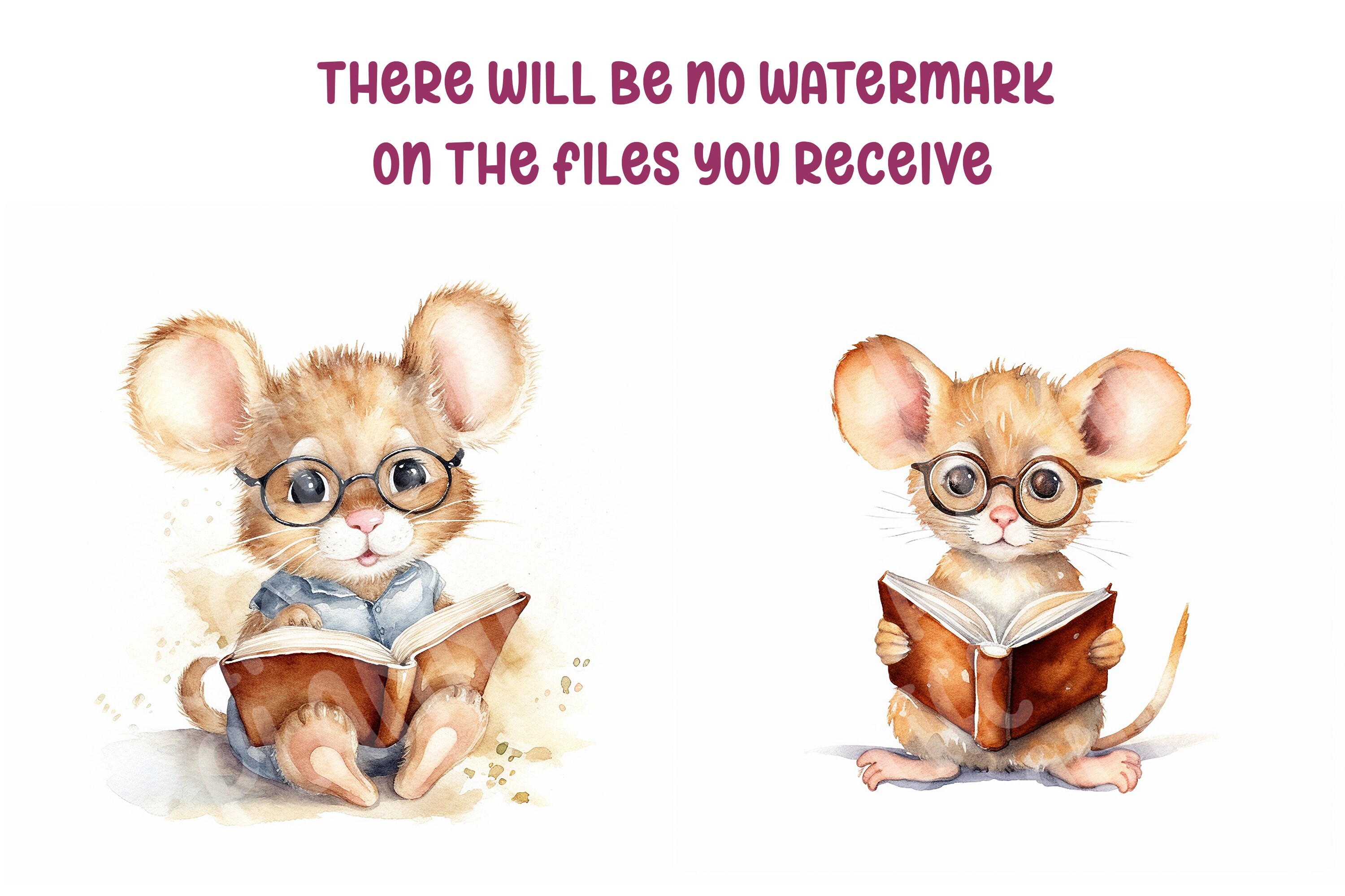 JPG Mouse Reading Clipart, Storytime Clipart, JPG Mice Reading, JPG ...