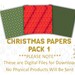 Christmas Scrapbook Paper Digital Scrapbook Paper 12x12 Digital Paper ...