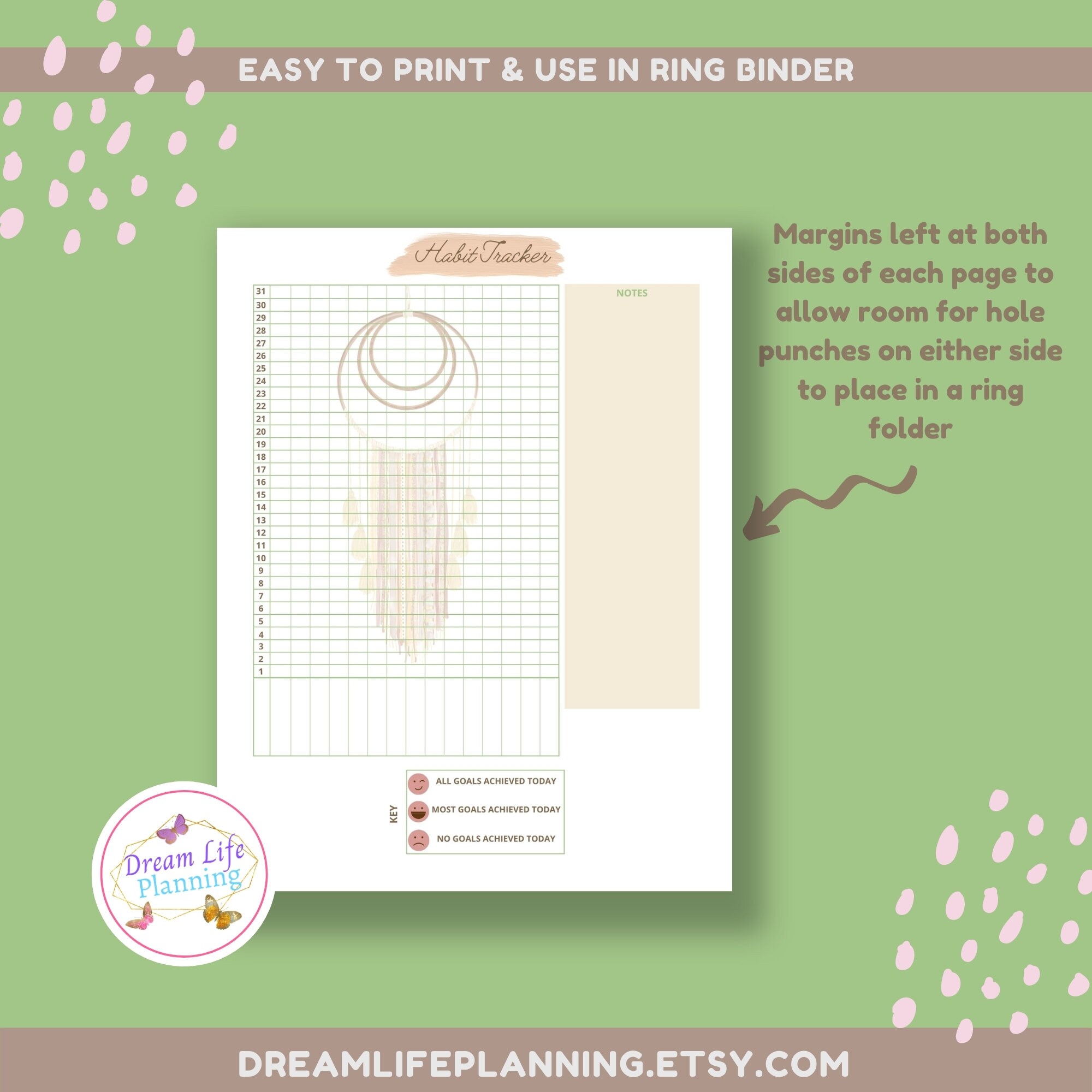 Boho Printable Planner,life Planner Printable,daily Planner,planner ...