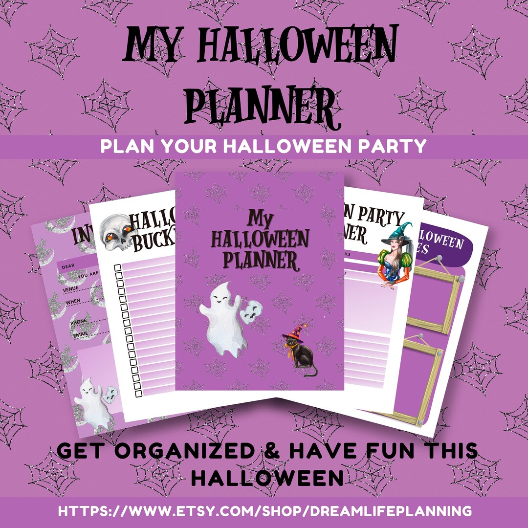 Printable Halloween Planner, Halloween, Halloween Printables, Halloween ...