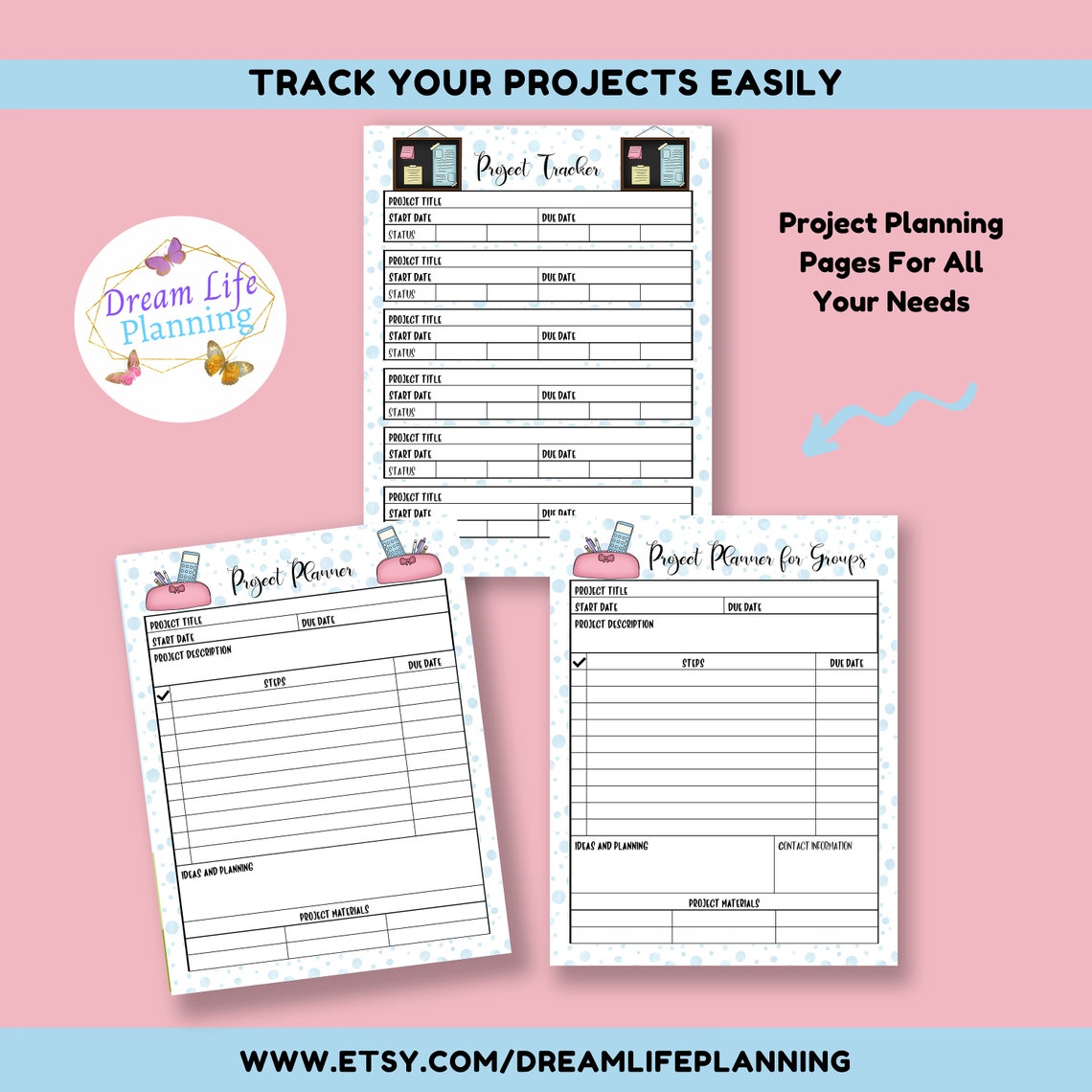 Student Planner Printable, Student Planner, Student Digital Planner ...