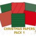 Christmas Scrapbook Paper Digital Scrapbook Paper 12x12 Digital Paper ...