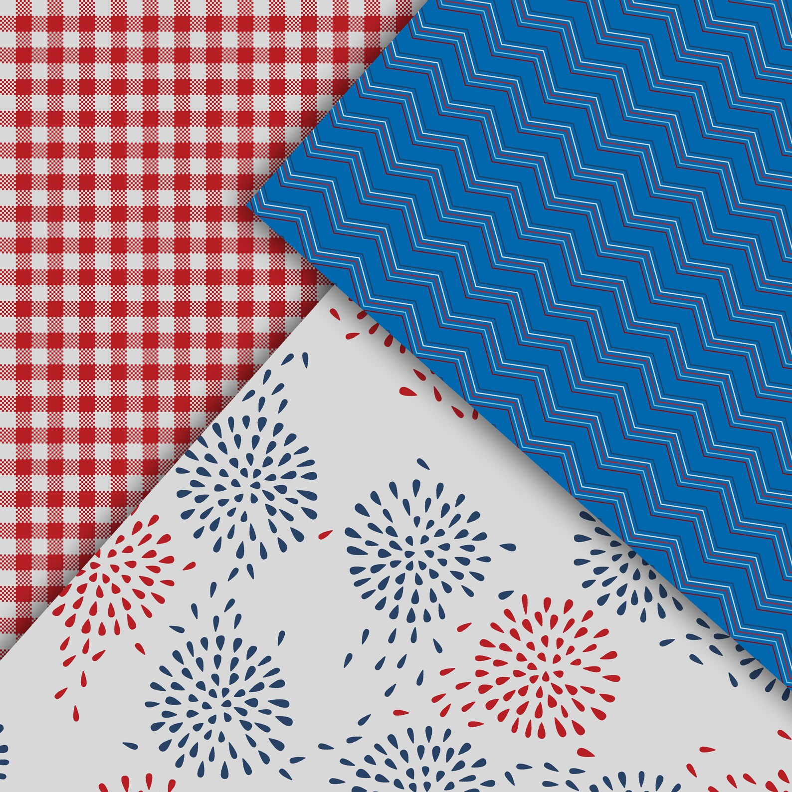 Fourth of July Digital Papers | Paper to Print | Independence Day ...