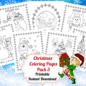 Kids Coloring Pages, Printable Christmas, Xmas Coloring Page, Kids ...