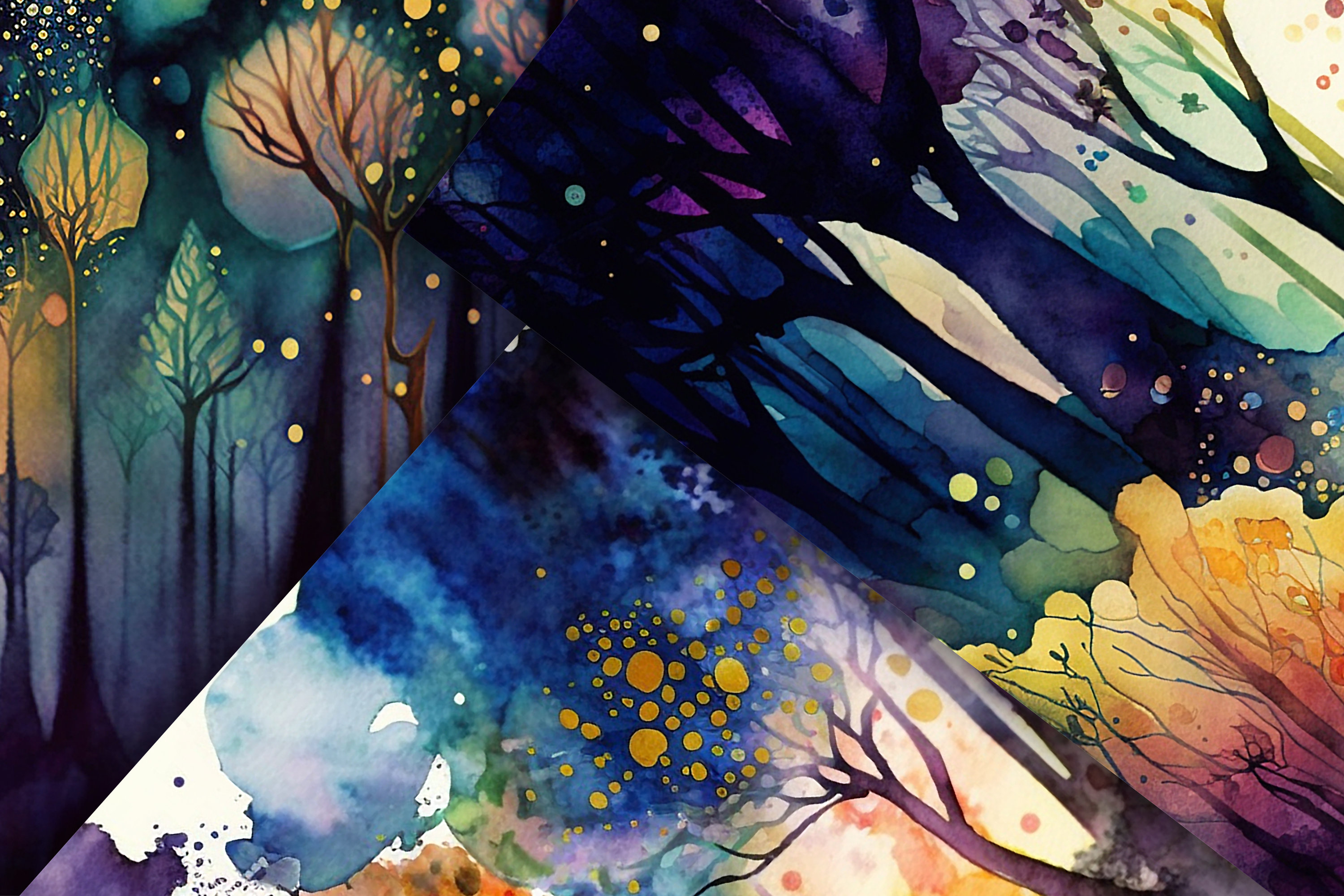 Mystical Backgrounds JPG Digital Download Mystic AI Generated Art ...