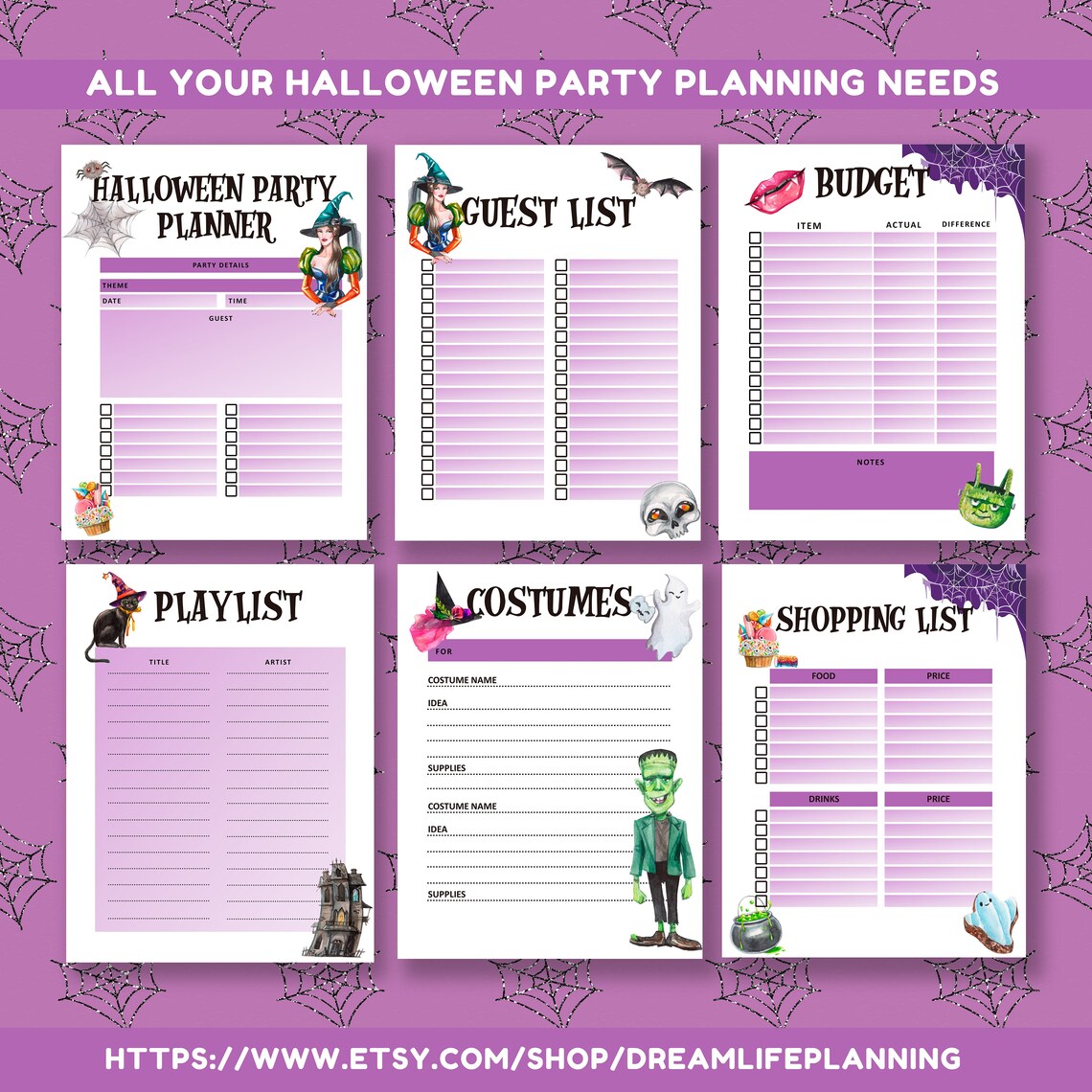 Printable Halloween Planner, Halloween, Halloween Printables, Halloween ...