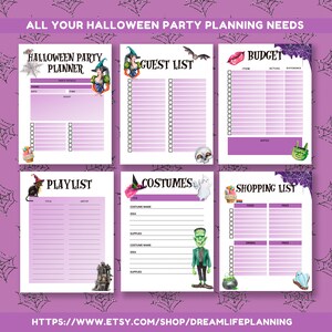 Printable Halloween Planner Halloween Halloween Printables - Etsy