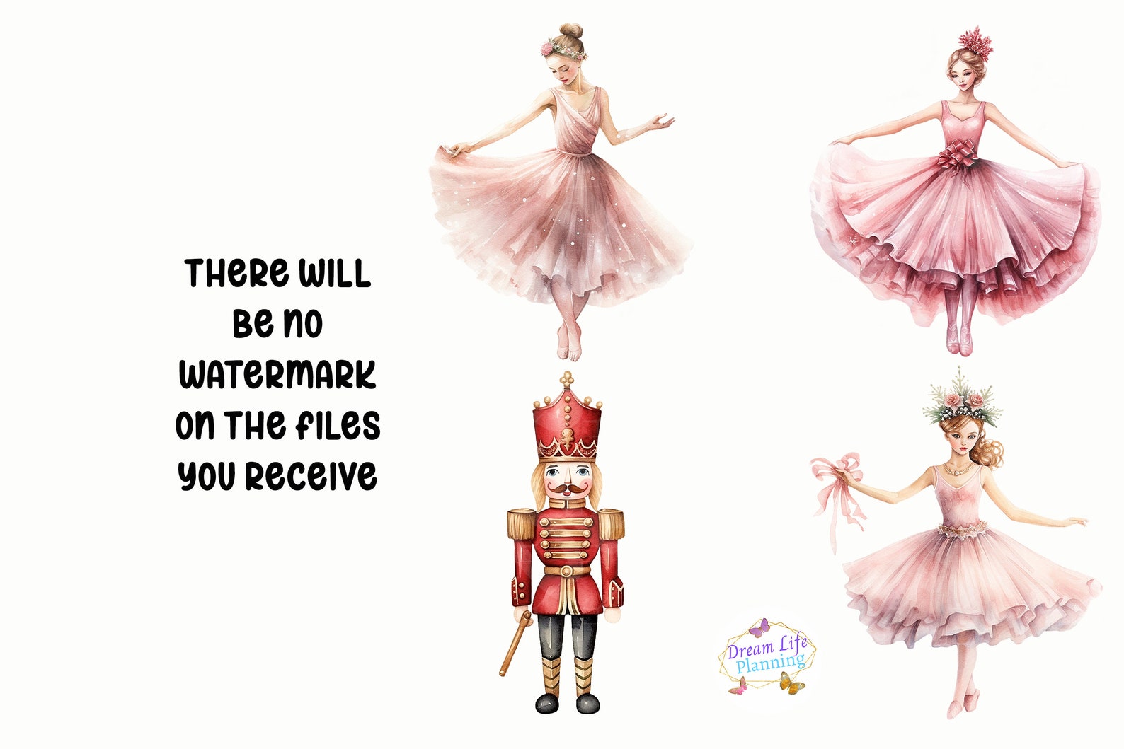 Nutcracker & Ballerina PNG Clipart, Nutcracker, Ballerina, Holiday ...