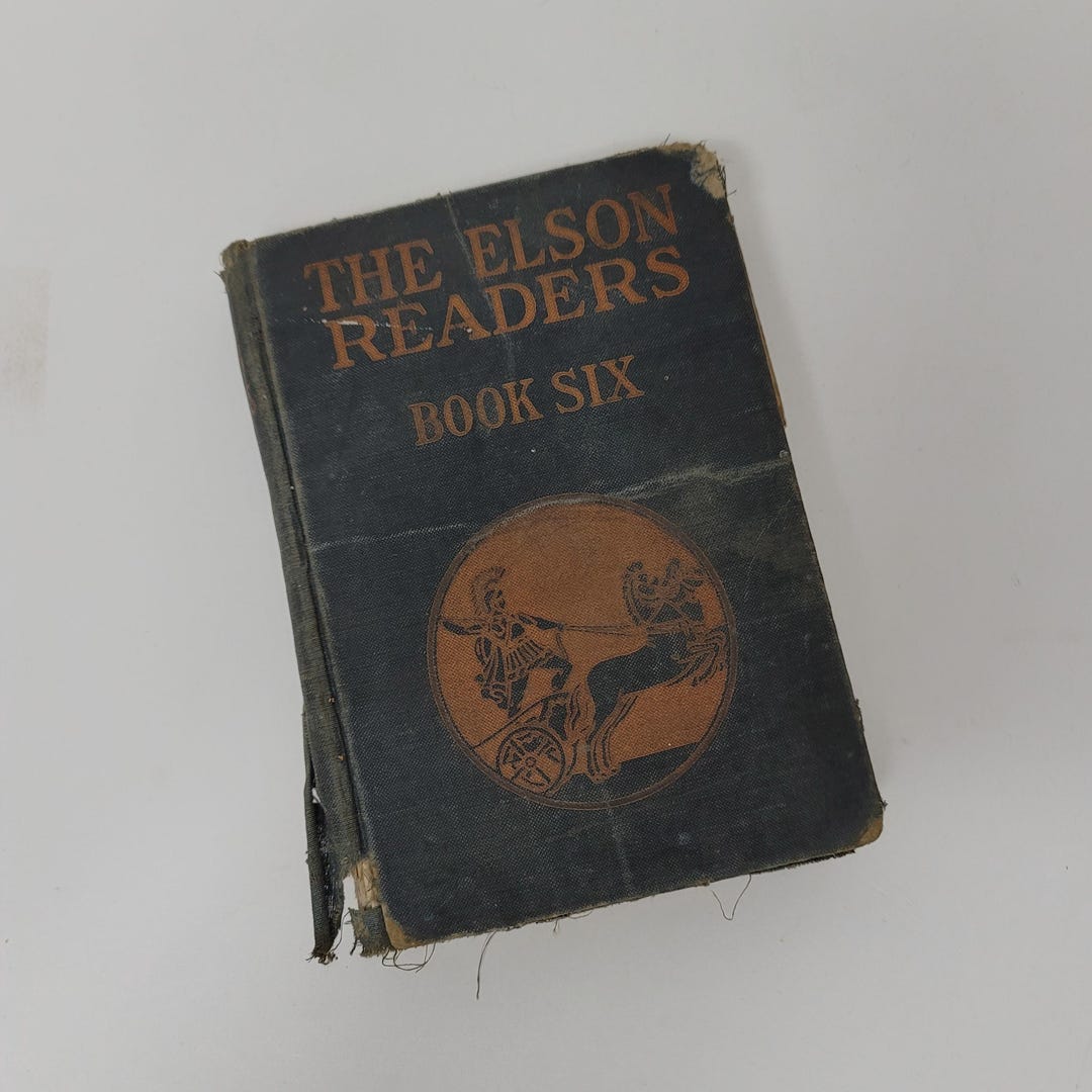 1920 Elson-gray Basic Reader Vintage Book Six School Textbook - Etsy