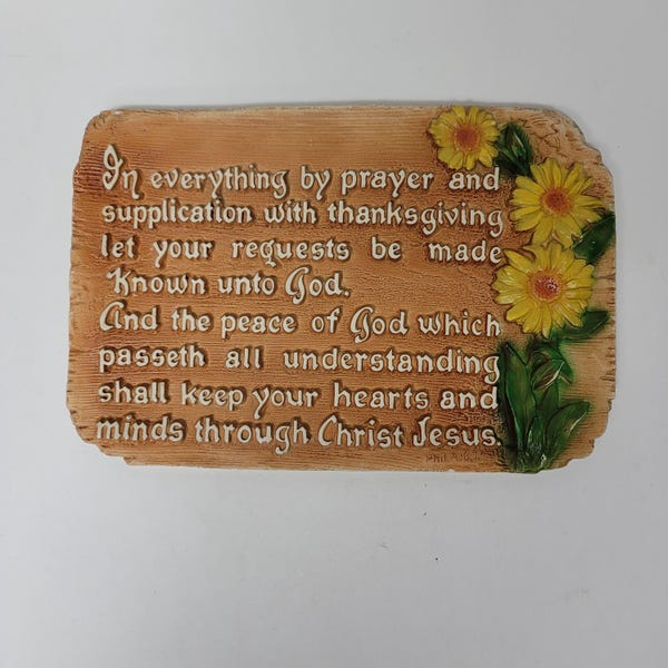 Bible Verse Plaque - Etsy