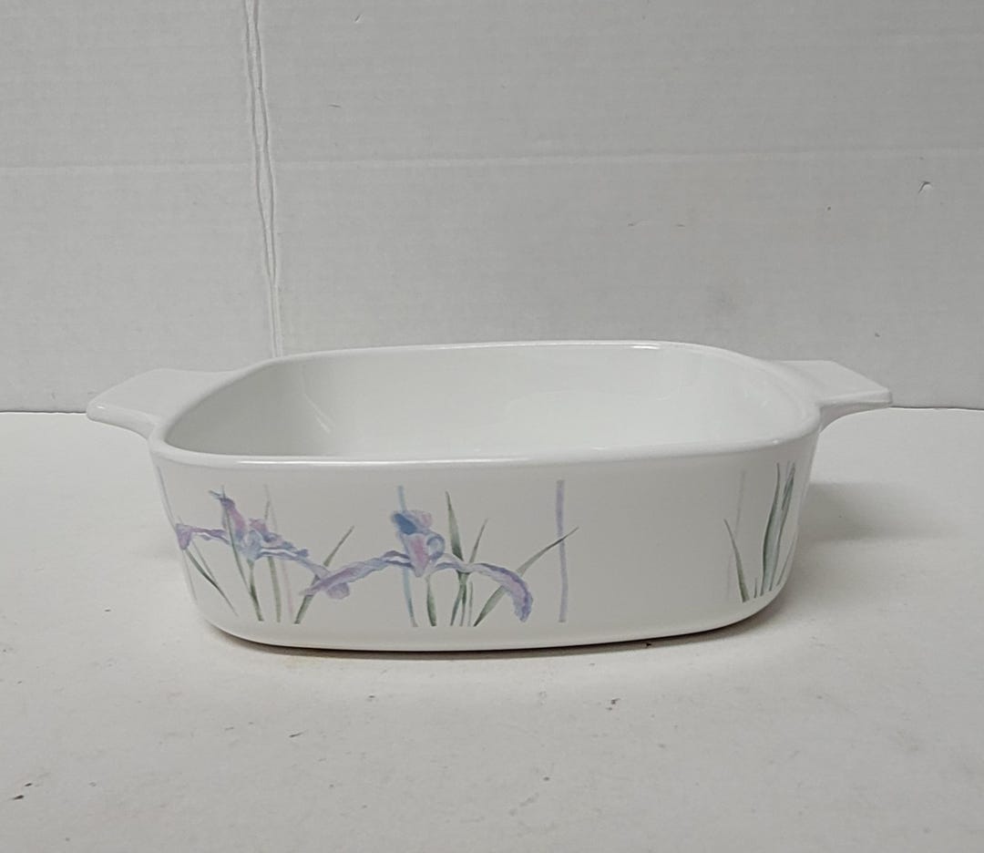 Corning Ware Shadow Lily 1 Liter A-1-B Shallow Baking Dish Vintage Square Small Casserole - Etsy