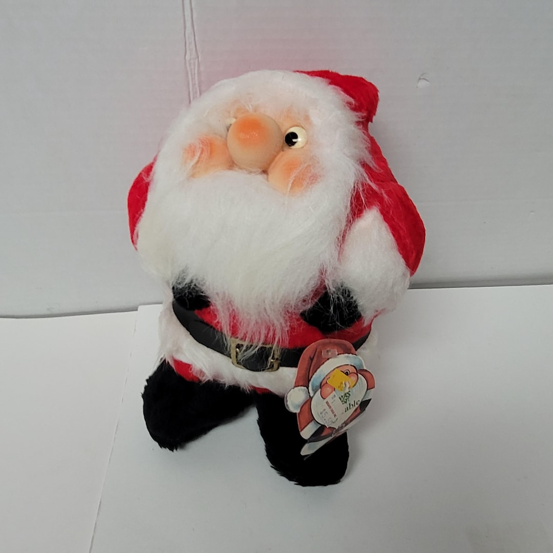 Chubby Cheek Santa Claus Kitschy Christmas Holiday Decoration Rennoc ...