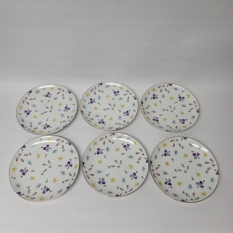 Floral China Plates - Etsy