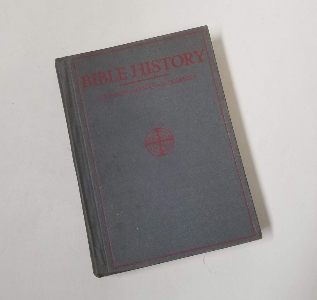 1931 Bible History Vintage Catholic School Christian History Hardback ...
