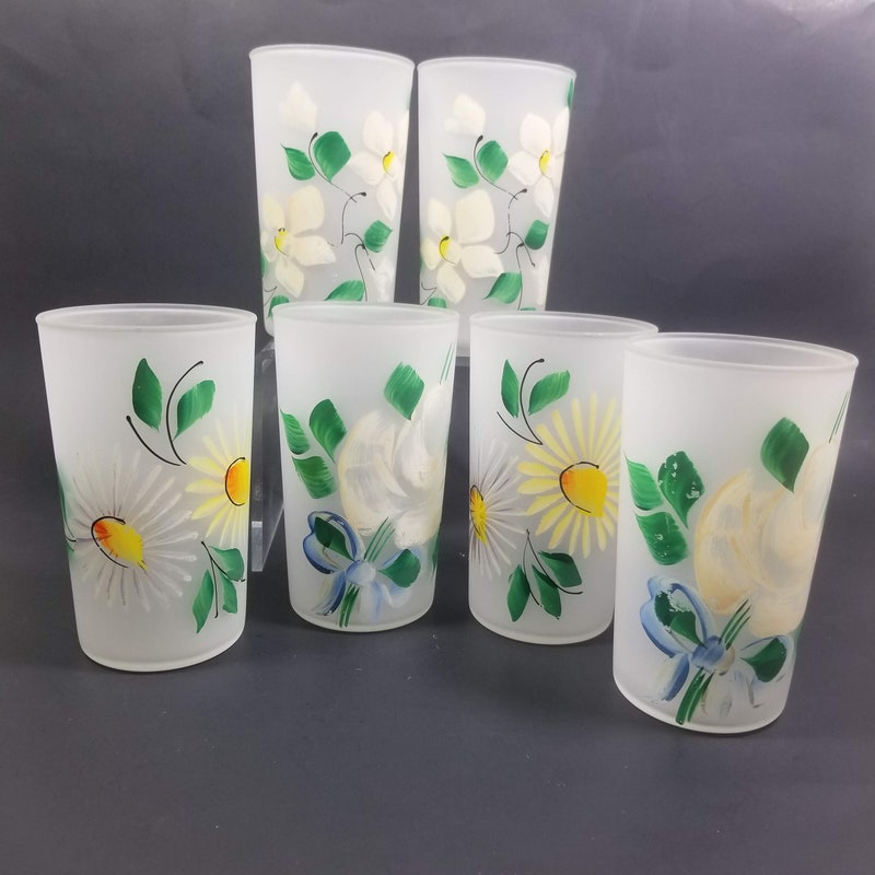 Frosted Glasses - Etsy