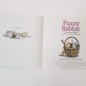 Fuzzy Rabbit by Rosemary Billam Random House 1982 Pictureback A Please ...