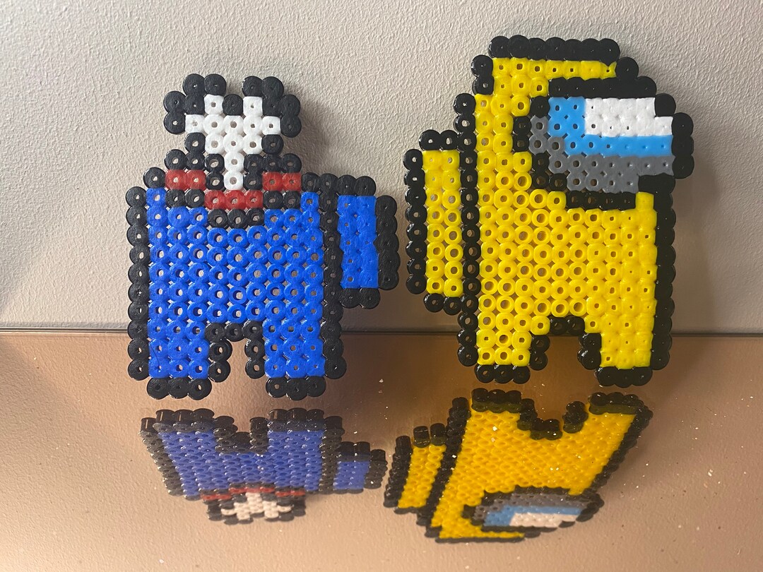 Among Us Pixel Artkeyringsmagnetspixel Artfully Customisable With ...