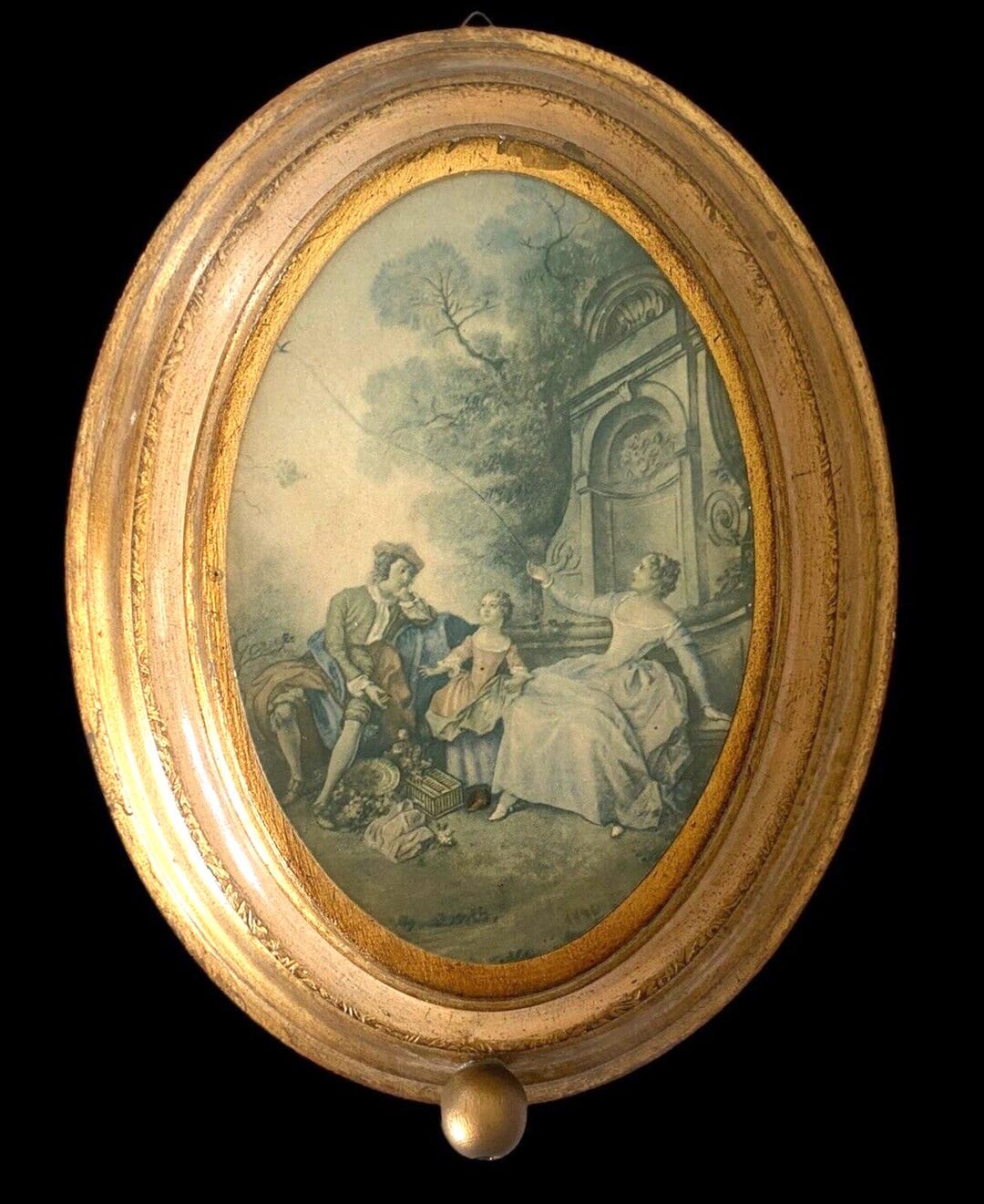 Vintage Reuge Pull String Music Box Hanging Wall Art Laras Theme ...